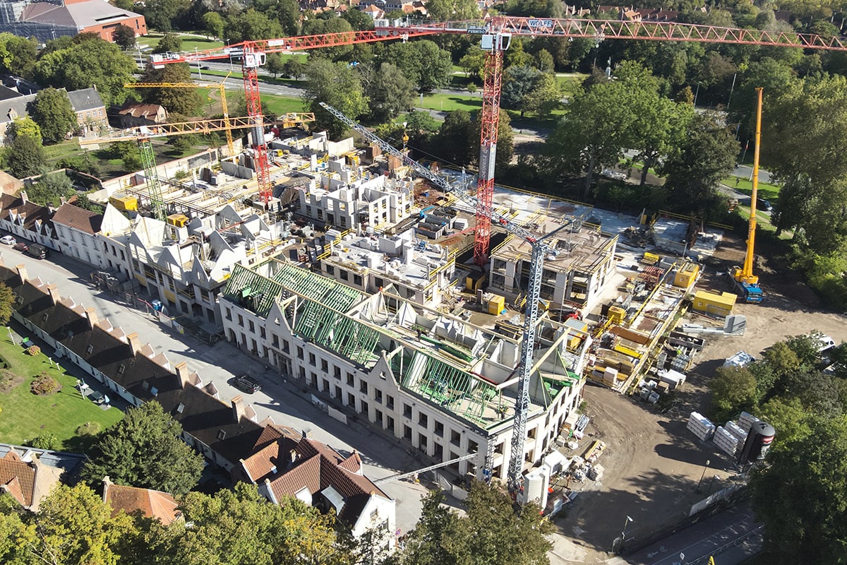 De bouwsector verbinden van concept tot constructie